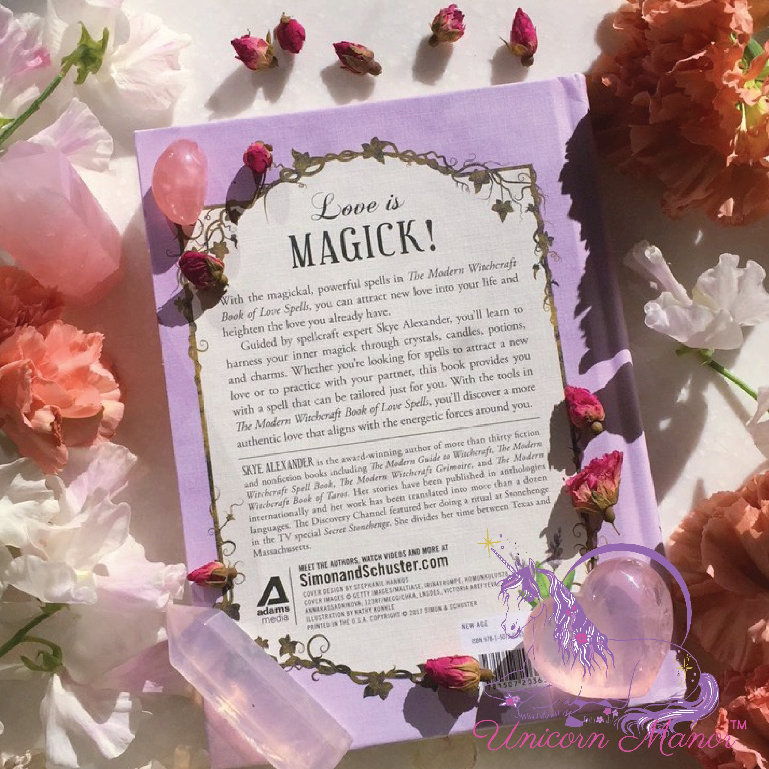 The Modern Witchcraft Guide Book Of Love Spells Hardcover Unicornmanor
